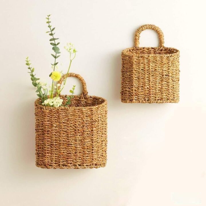Seagrass Wall Decor Basket | RES Eco Craft