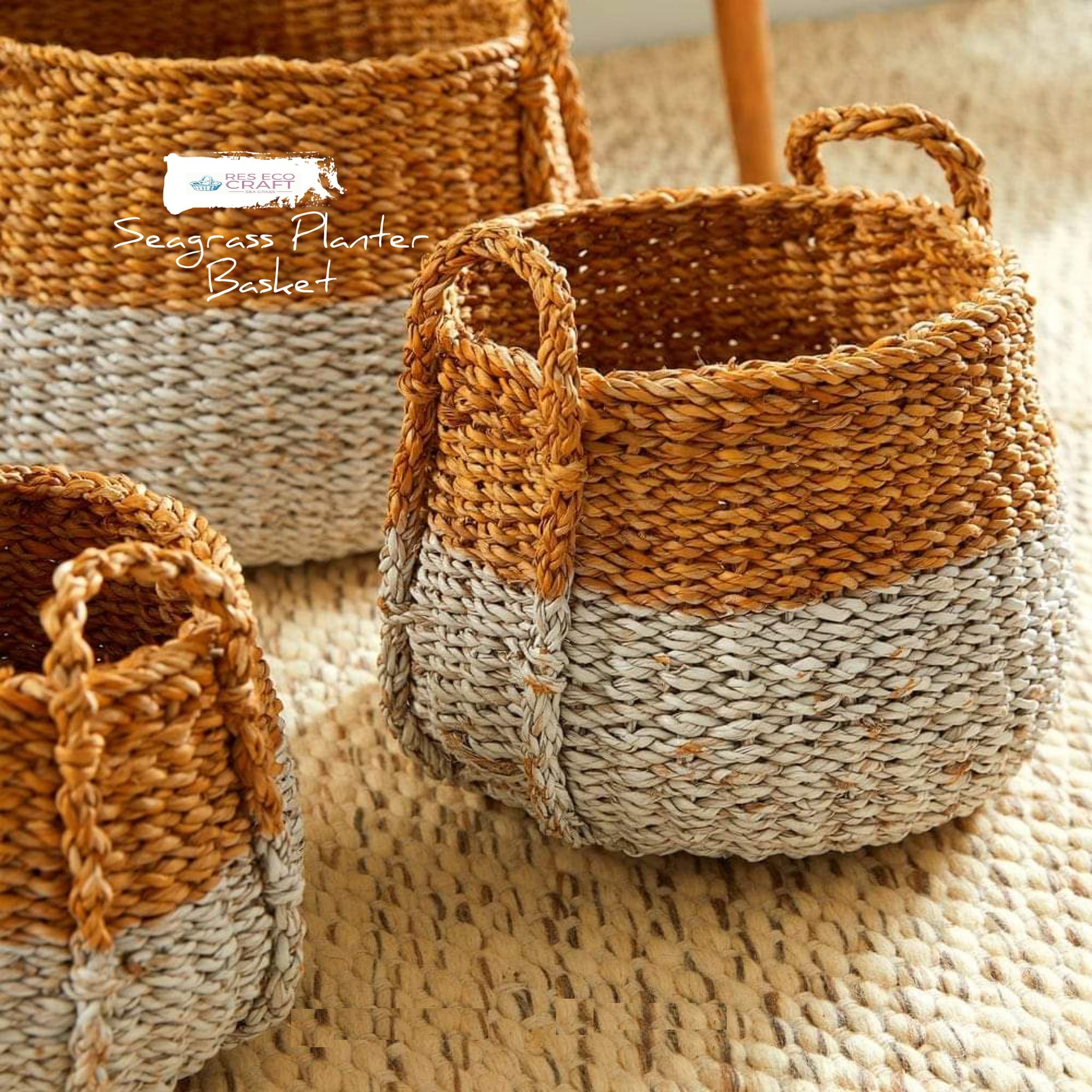 Seagrass Planter Basket | RES Eco Craft