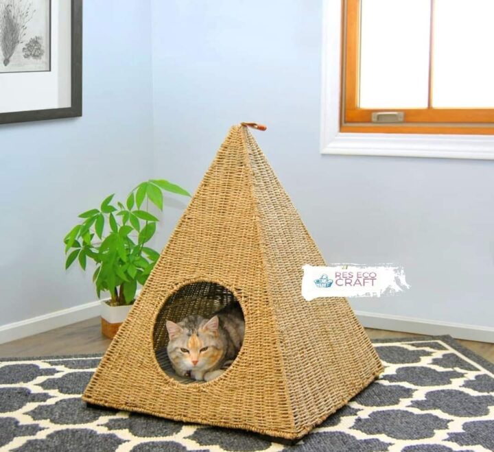 Seagrass Cat Basket | RES Eco Craft
